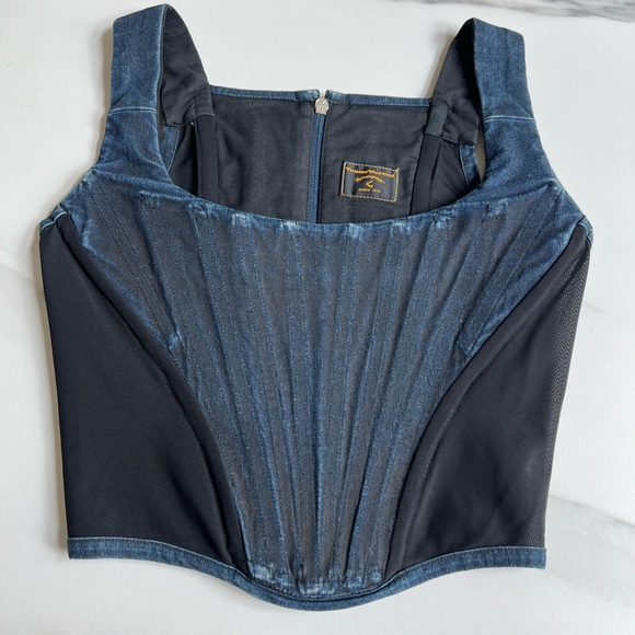 Vivienne Westwood | Tops | Vivienne Westwood Anglomania Denim Black ...